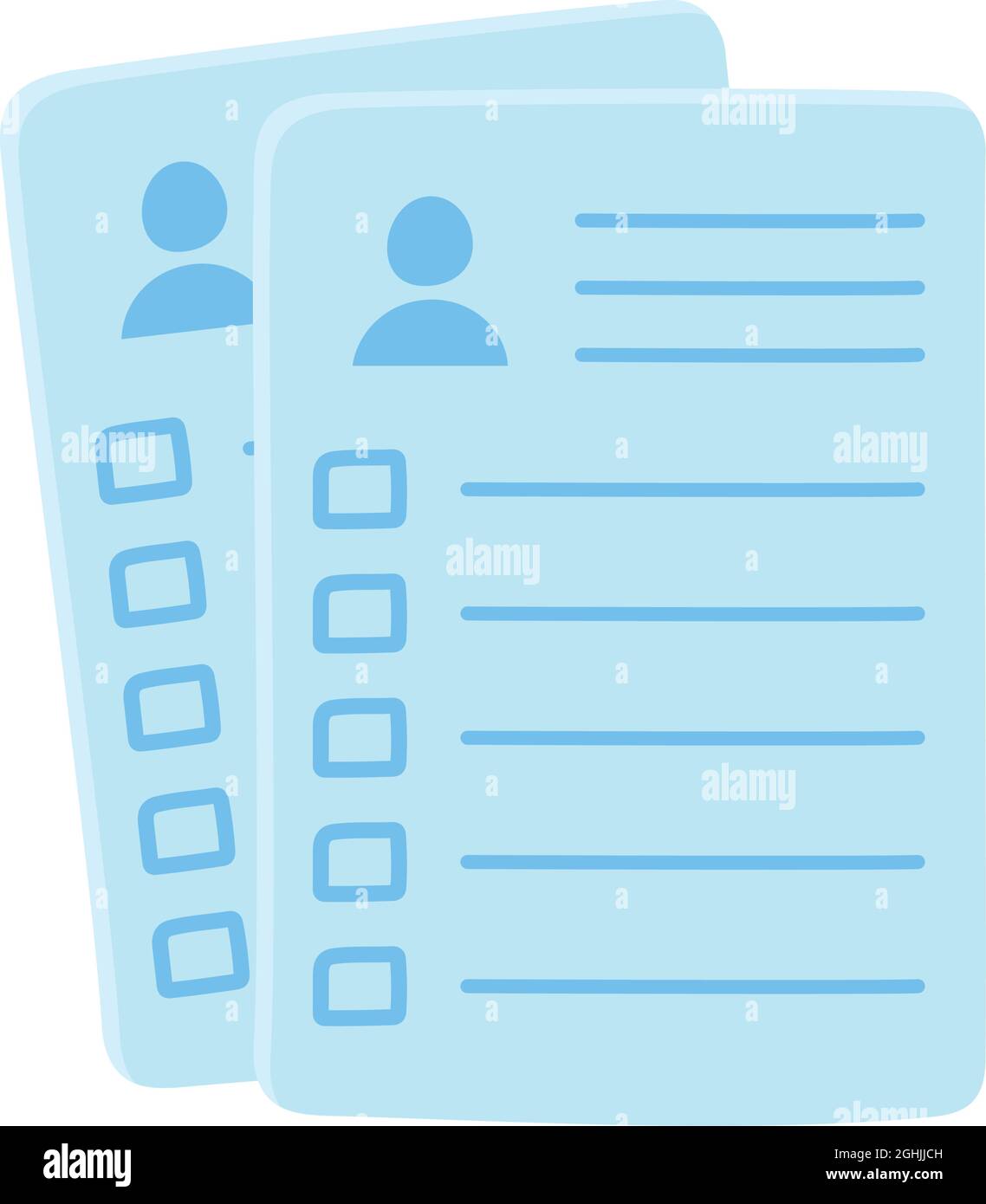 Resumes Stock Vector Images - Alamy