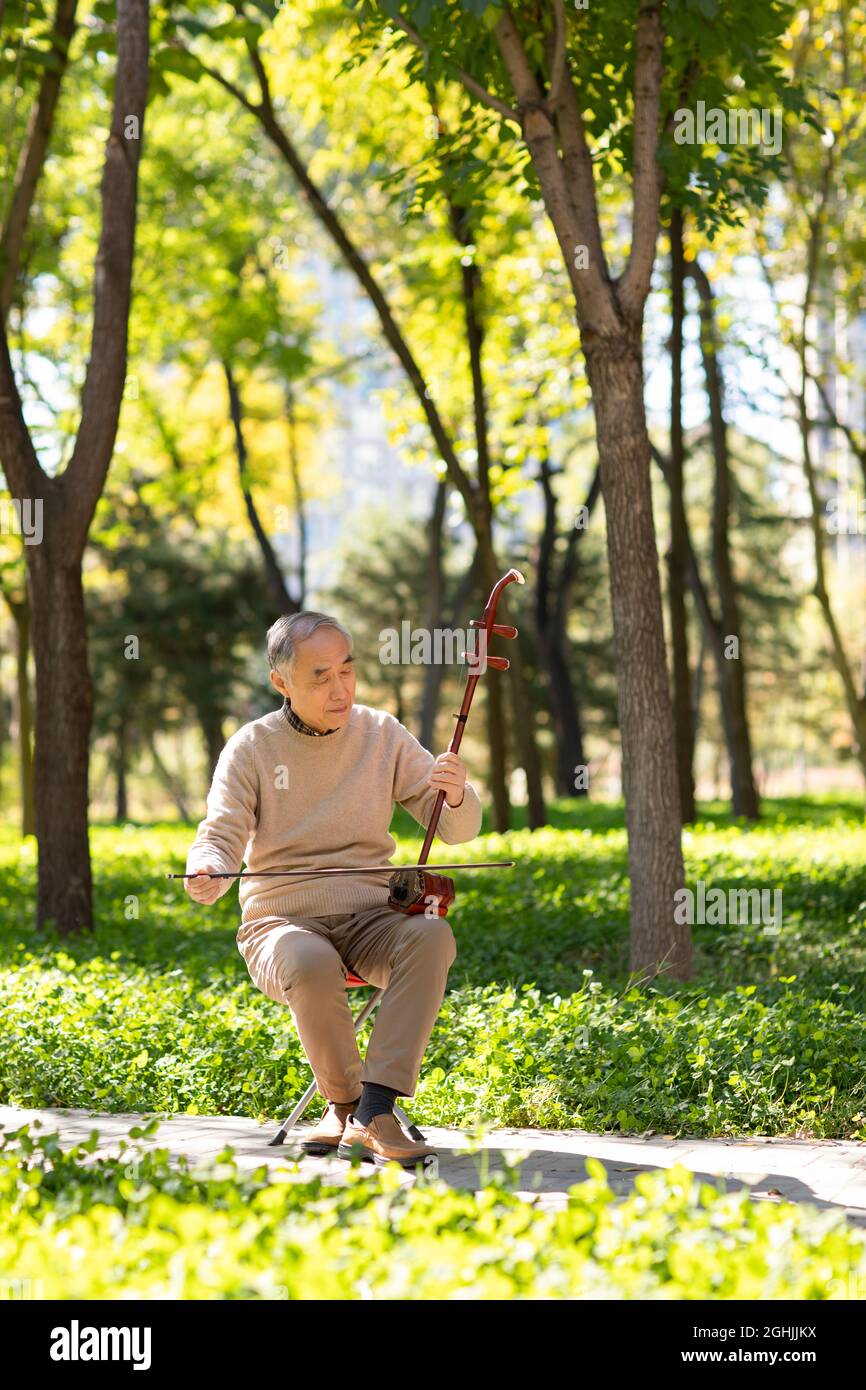 Musician playing erhu chinese musical hi-res stock photography and ...