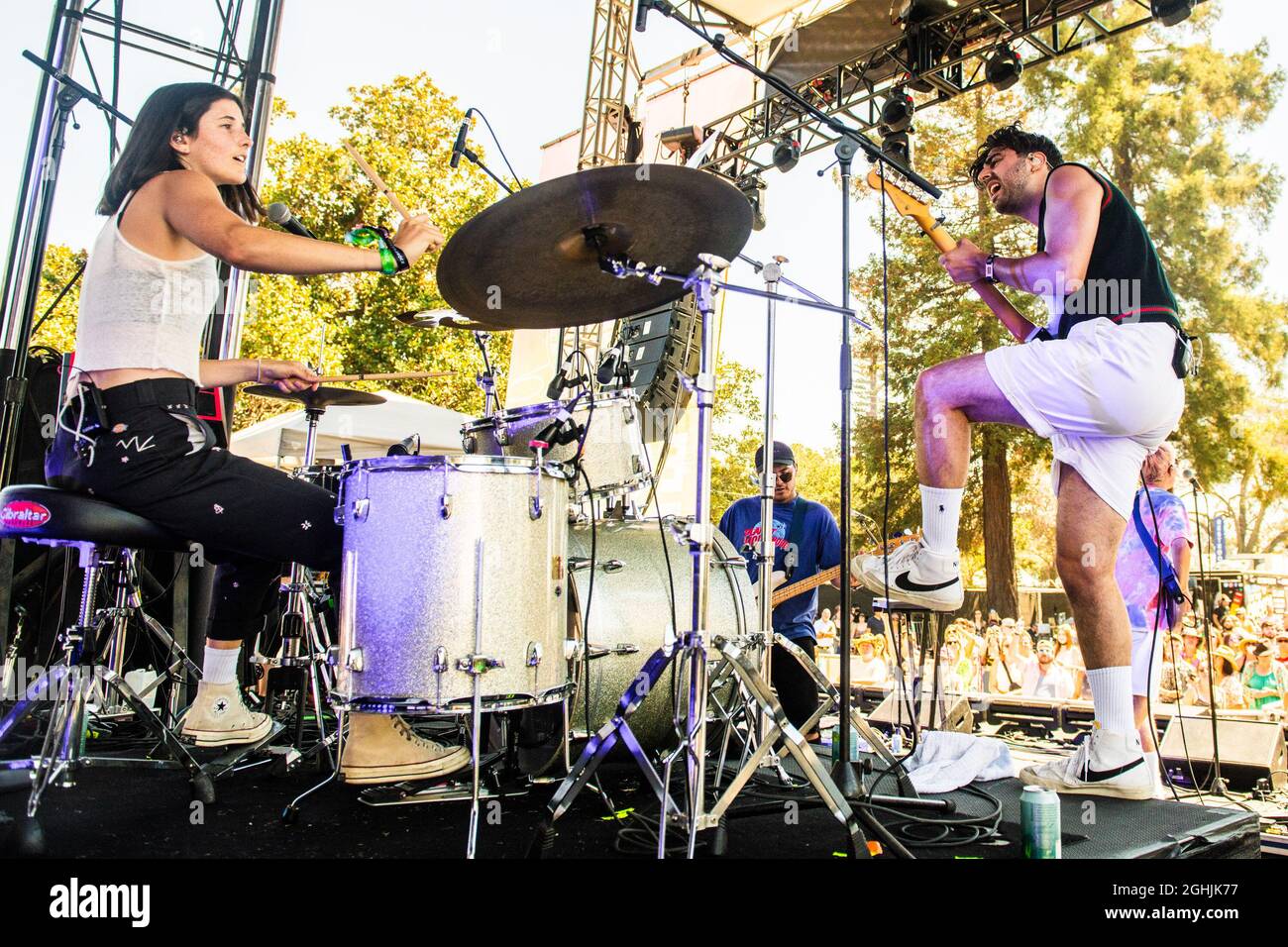 Karah James and Alex Brandolino of Valley perform on Day 3 of the 2021 ...
