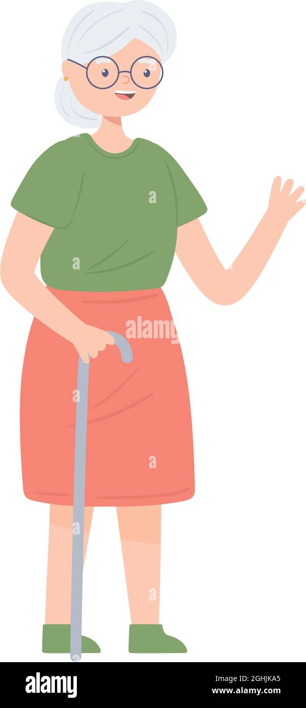 Supporting Cane Stock Vector Images Alamy