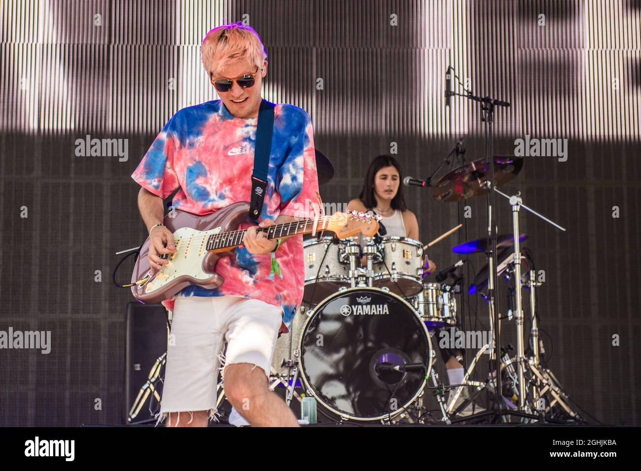 Rob Laska and Karah James of Valley performs on Day 3 of the 2021 ...