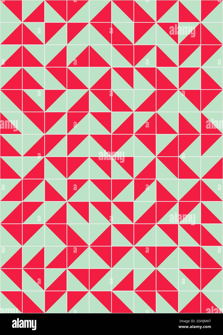 Abstract Geometrical generative computational art illustration Stock ...