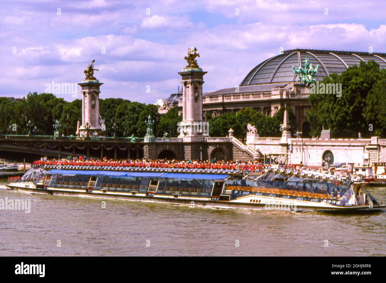 Bateaux Mouches on the River Seine, Paris France Stock Photo - Alamy