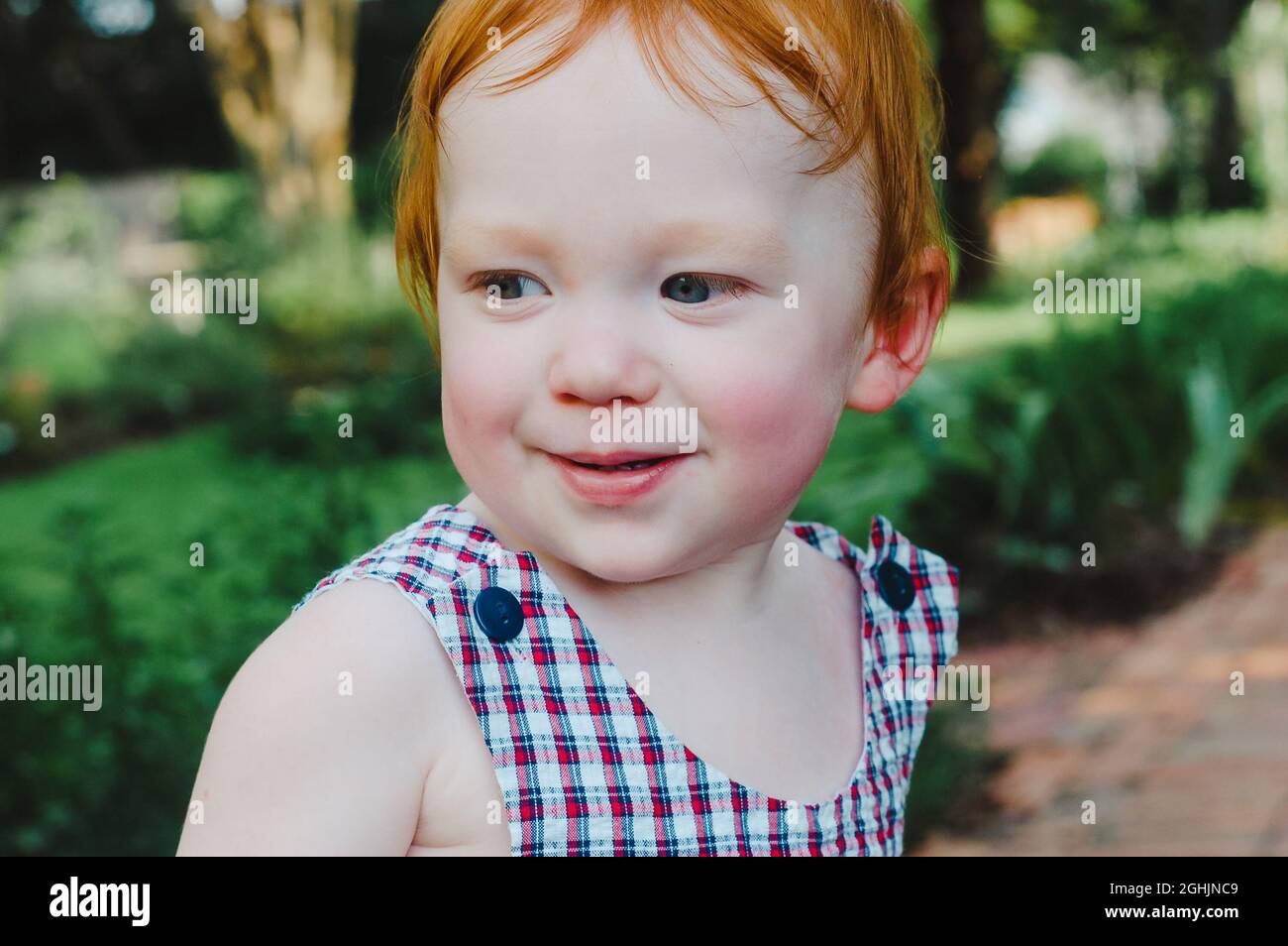 toddler, redhead, child Stock Photo - Alamy