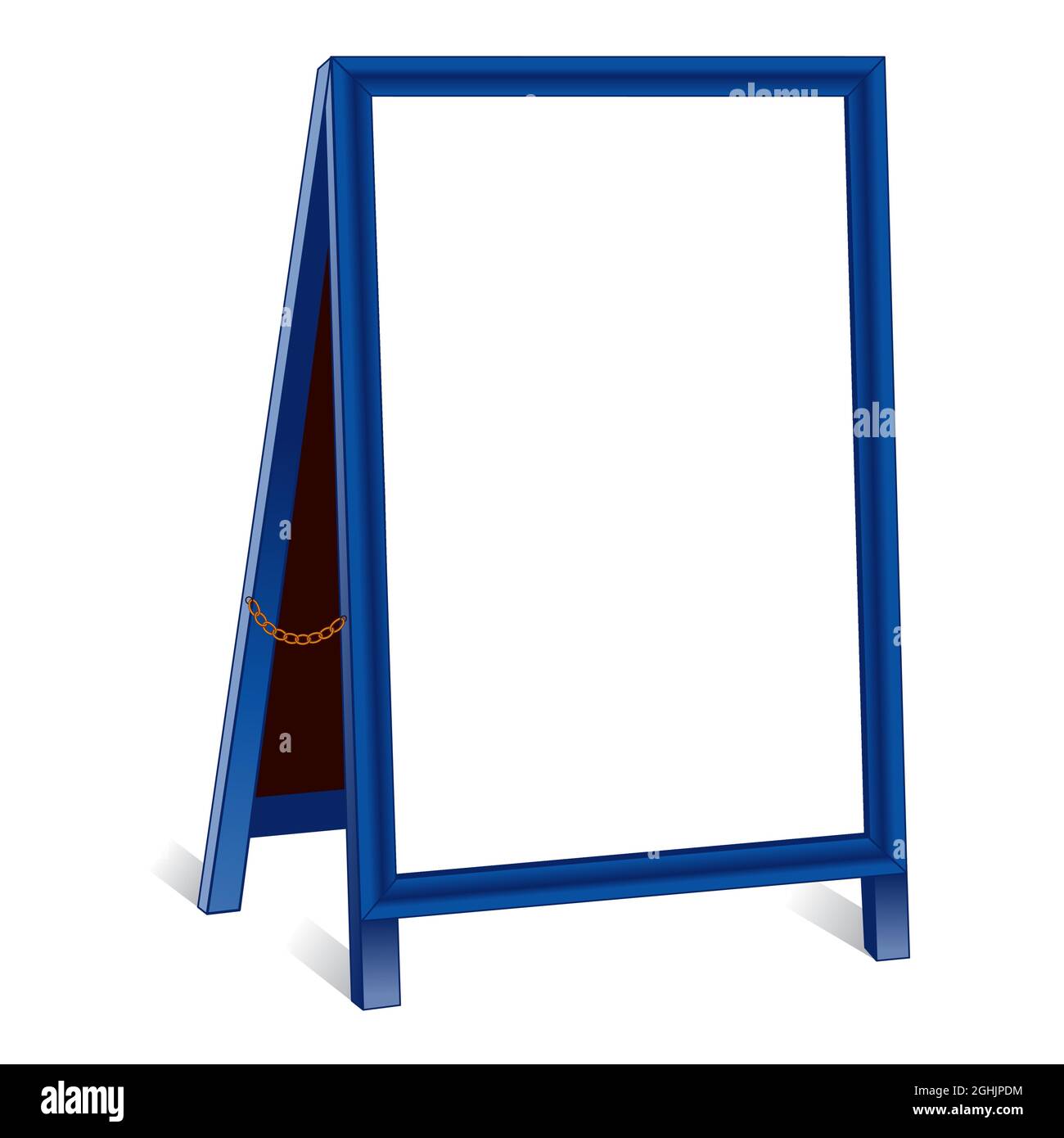 Blue notice board Stock Vector Images - Alamy