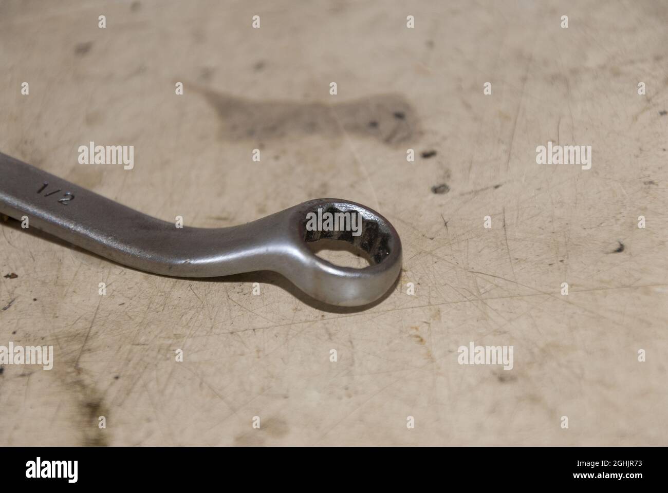 Mechanical wrenches for repairing car engines, mechanics, working tools ...