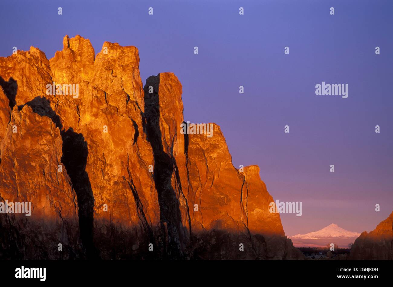 USA, Pacific Northwest, Oregon, Central Oregon, Smith Rock, State Park ...