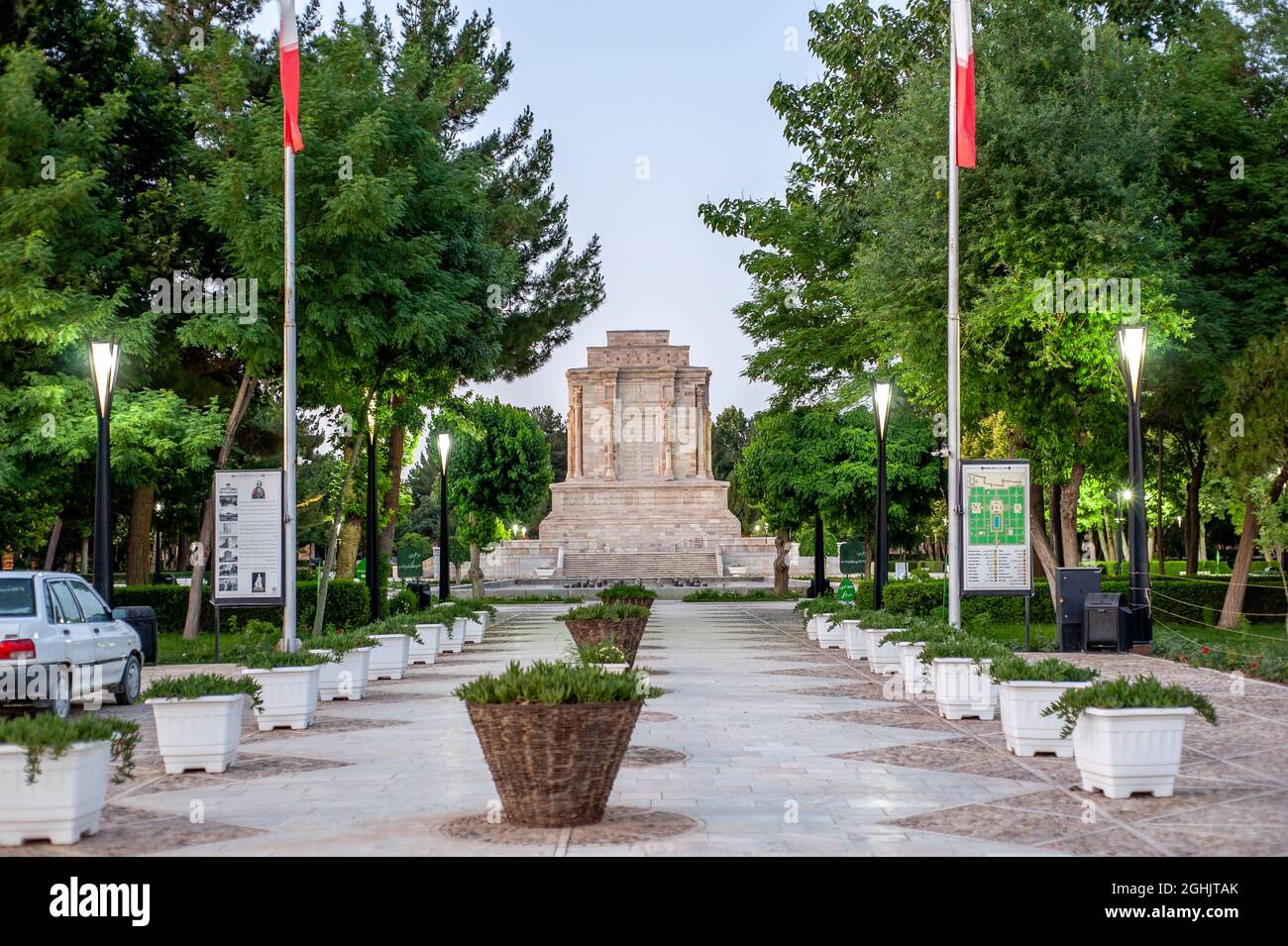 mashhad, iran 27 july 2021 Tomb of Ferdowsi is a tomb complex composed ...