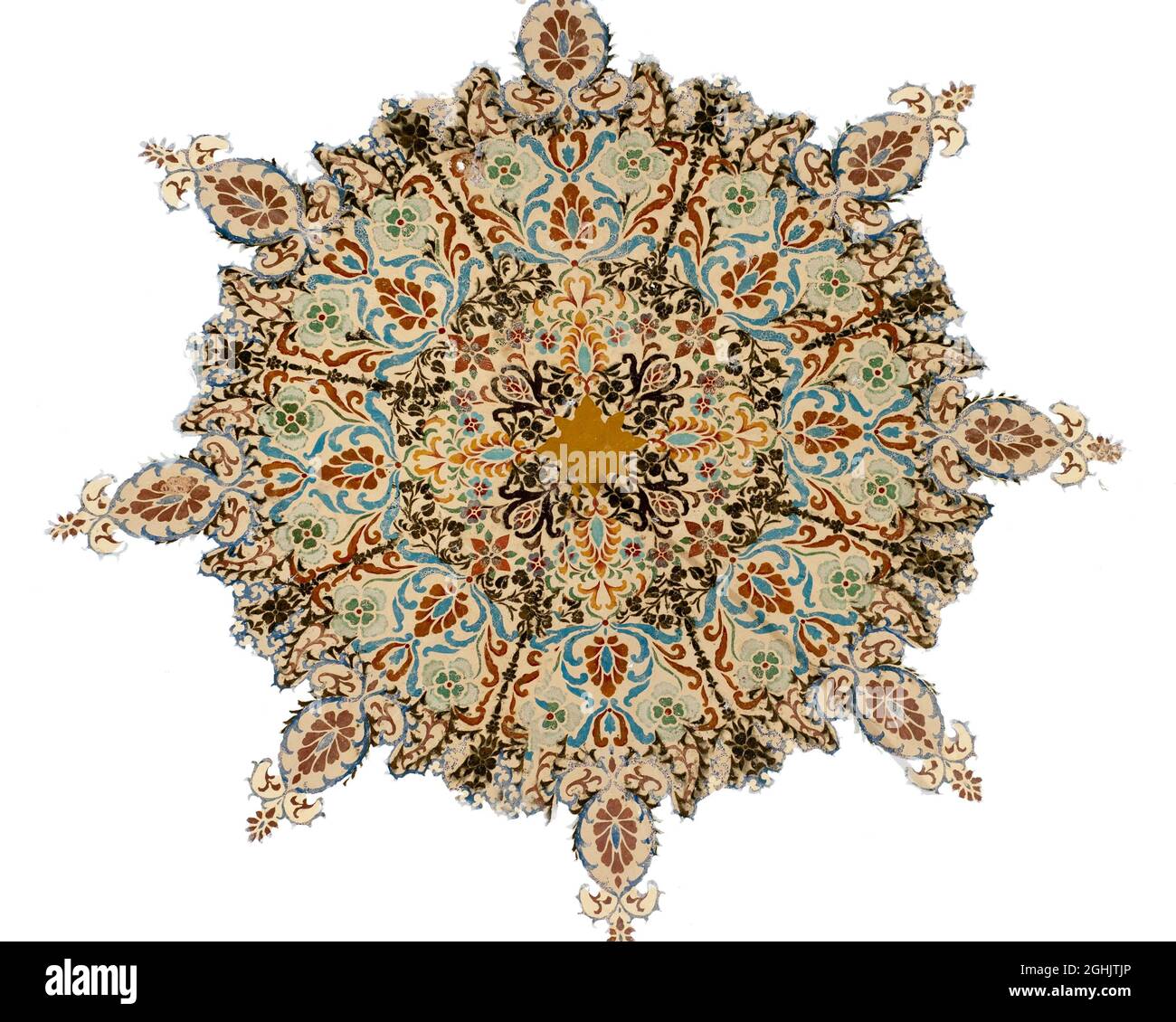 neyshapur, iran 27 july 2021 The ceiling of Mausoleum or tomb of Attar ...