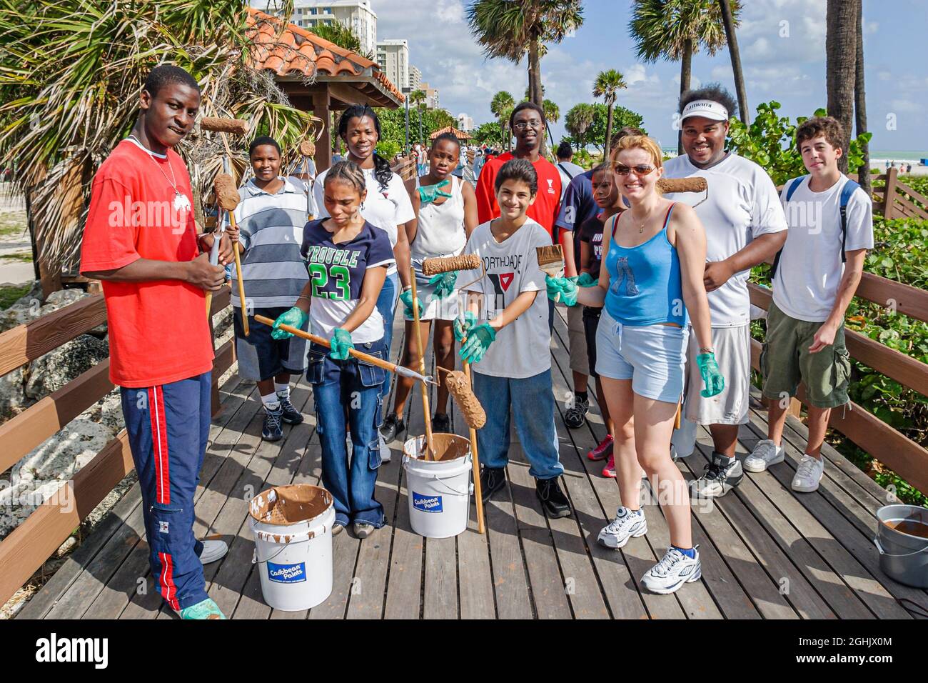 Miami Beach Florida,Hands On HandsOn Miami Day,volunteer volunteers ...