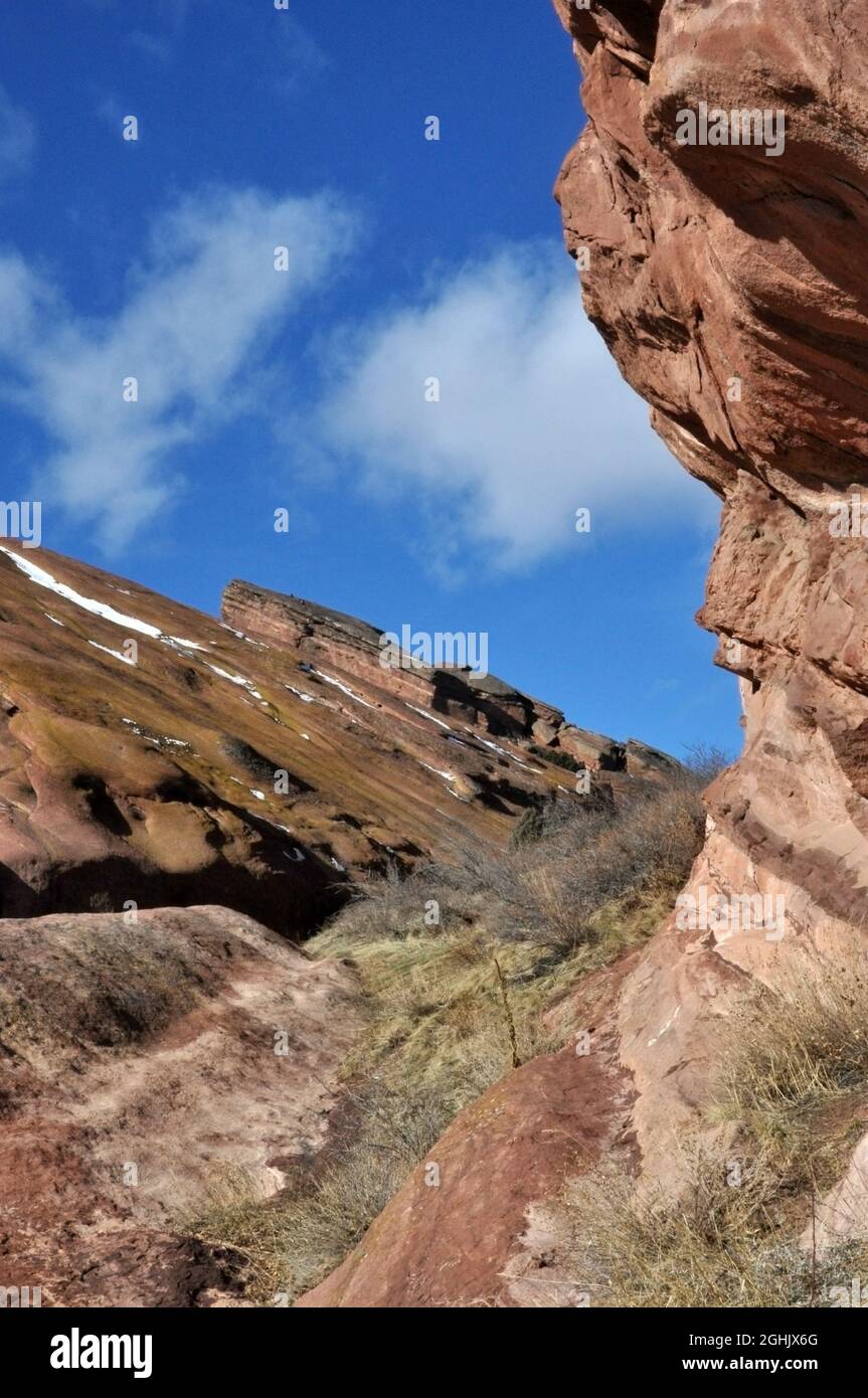 Red Parks Park Colorado landscape Stock Photo - Alamy