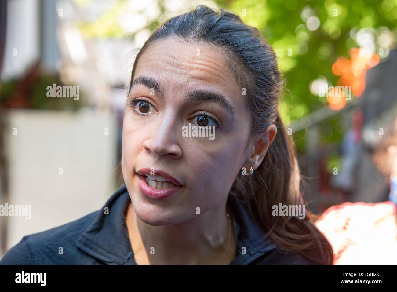 New York, United States. 06th Sep, 2021. U.S. Representative Alexandria ...