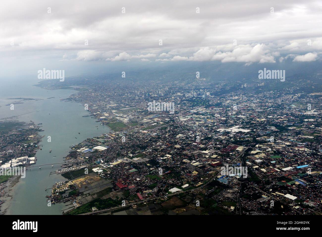 Flying over Manila, The Philippines Stock Photo - Alamy
