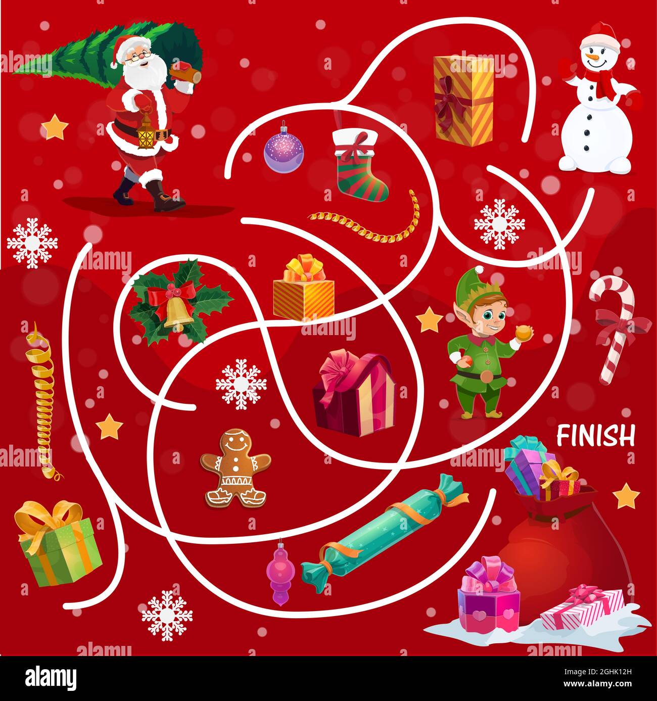 Child carrying sack Stock Vector Images - Alamy