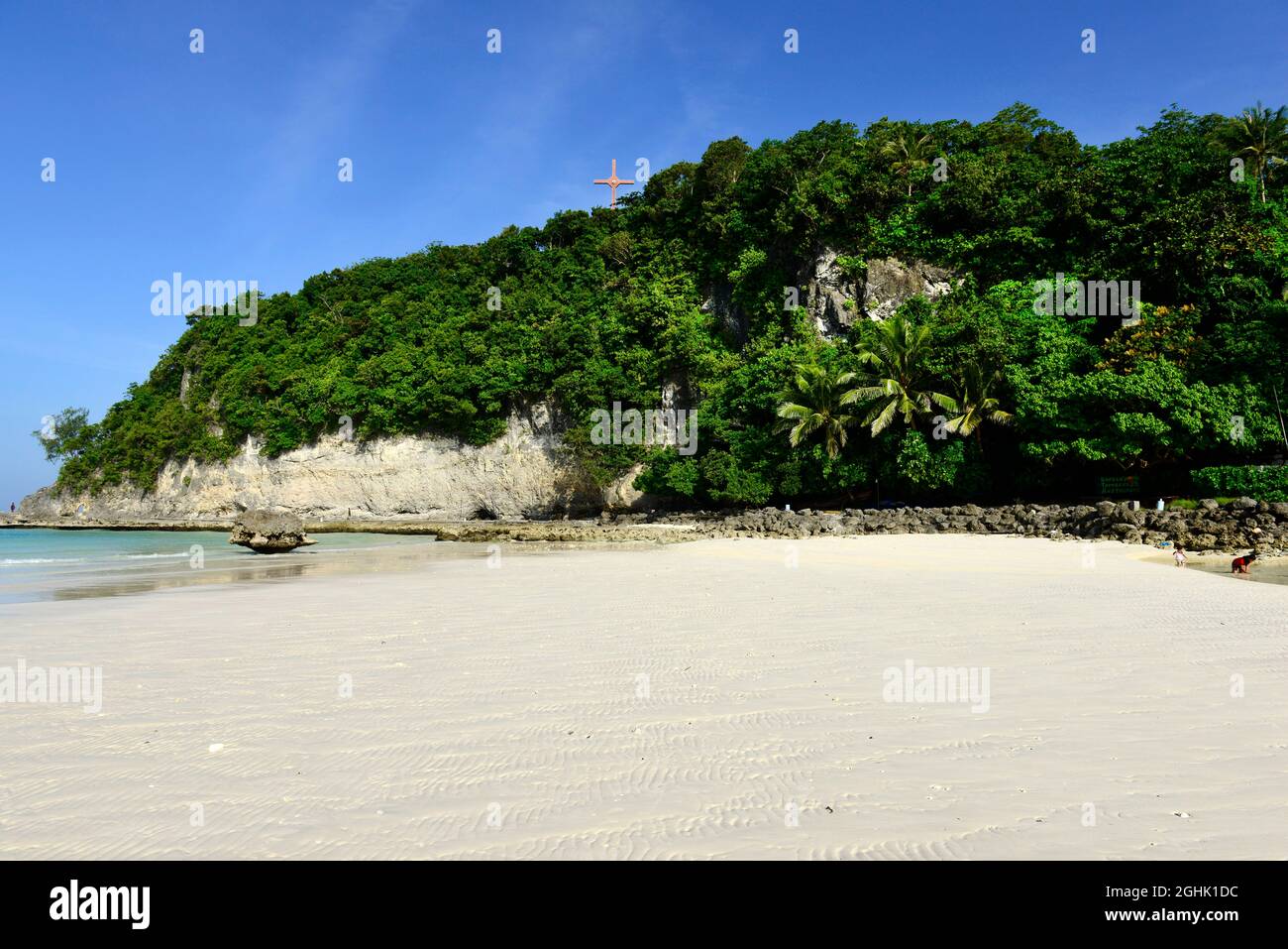 The beautiful Bulabog Beach in Boracay, The Philippines Stock Photo - Alamy