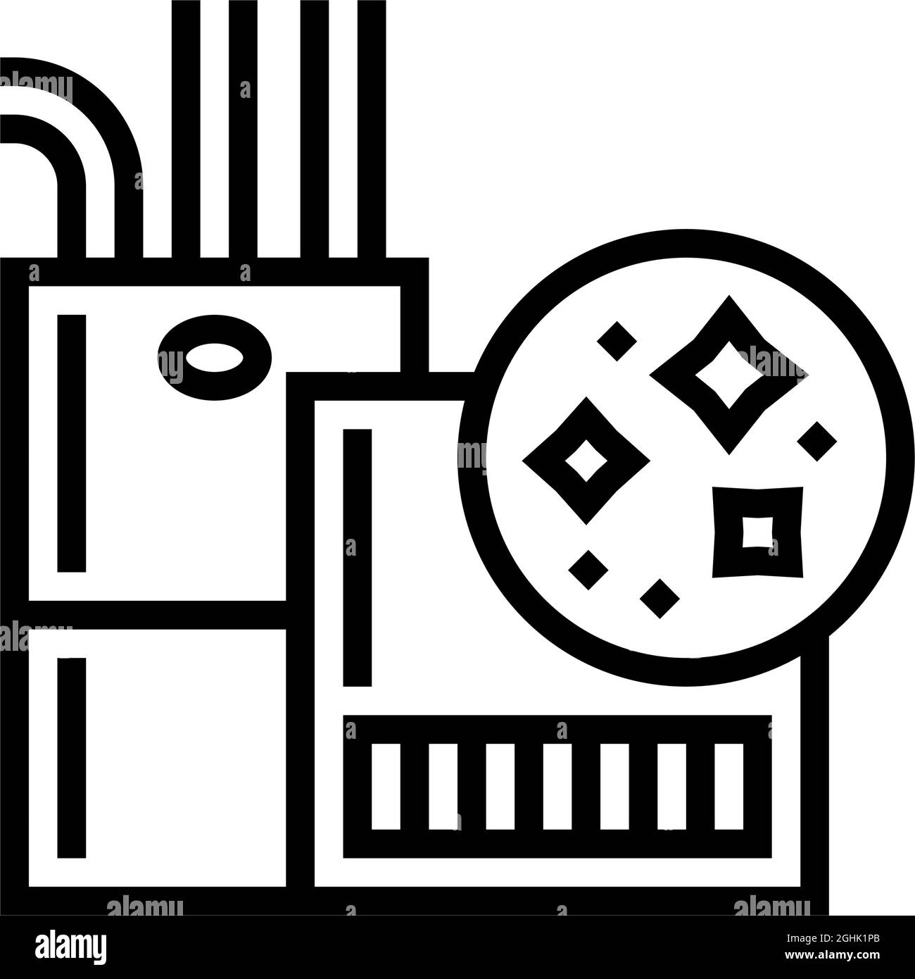 indoor air quality line icon vector illustration Stock Vector Image ...