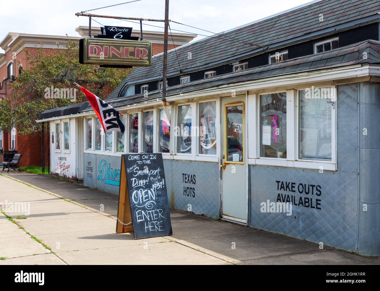 SMETHPORT, PA, USA-15 AUGUST 2021: The Smethport Diner, aka Route 6 ...