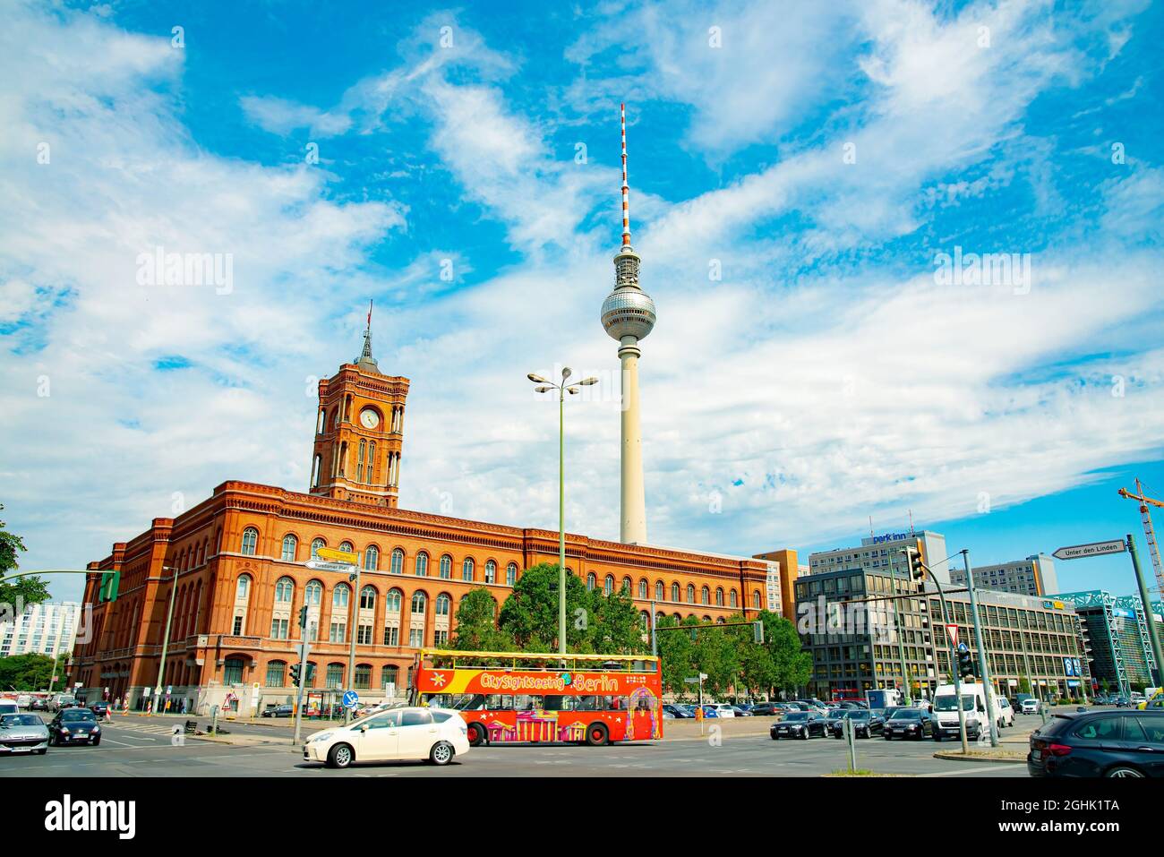 The Rotes Rathaus is the town hall of Berlin and is the home to the ...
