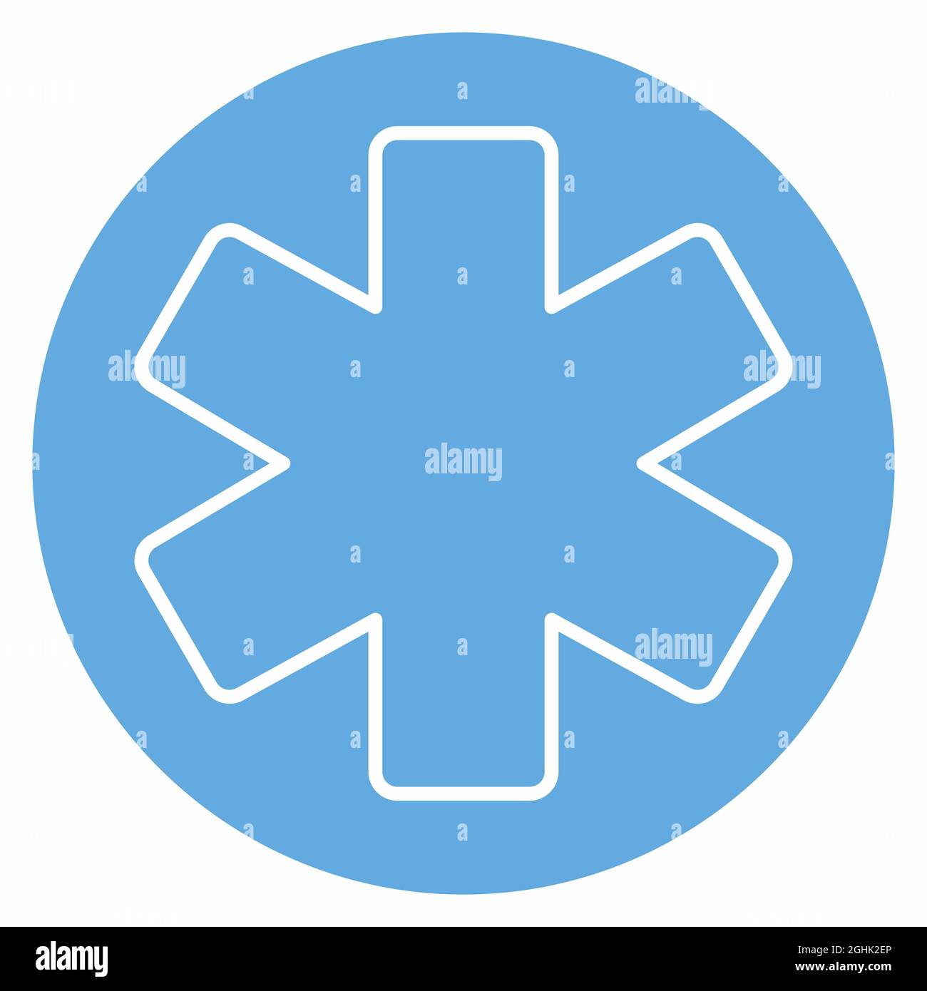 Icono De Hospital Azul