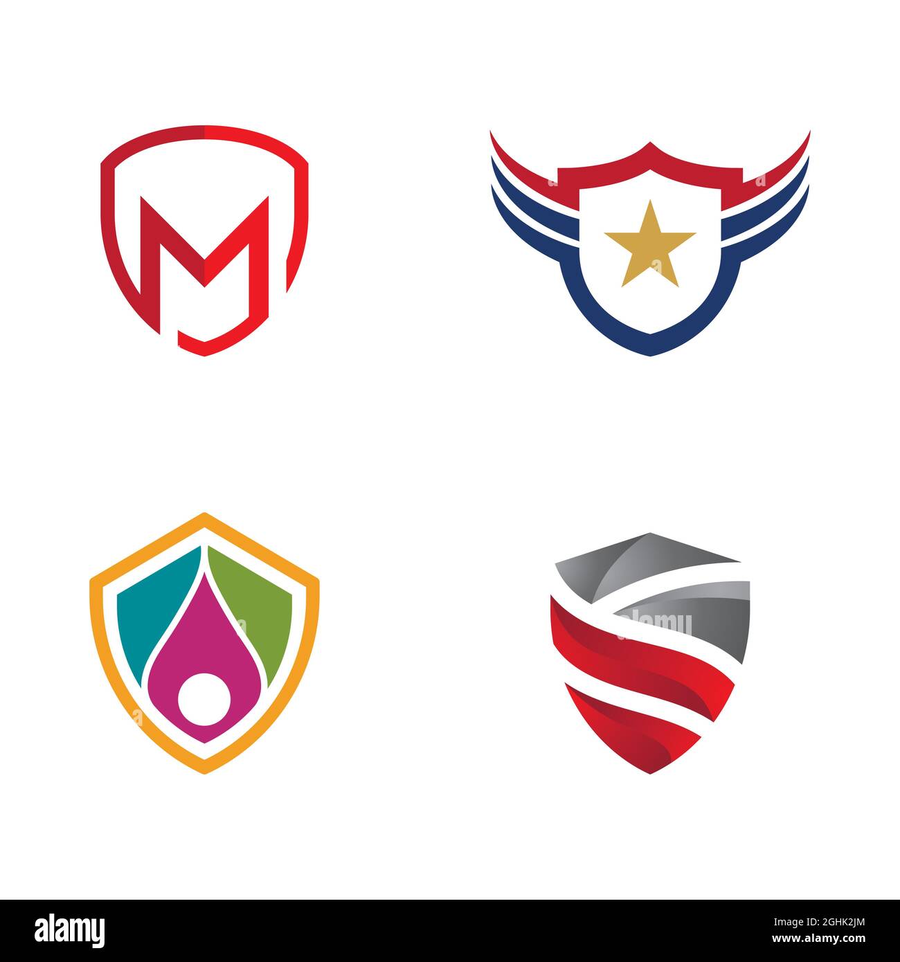 Logo banner shield frame hi-res stock photography and images - Alamy