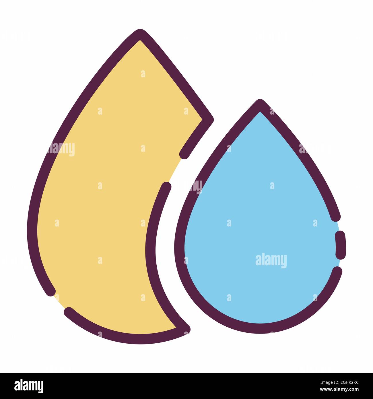 Icon Vector of Blood - Line Cut Style - Simple illustration, Editable ...