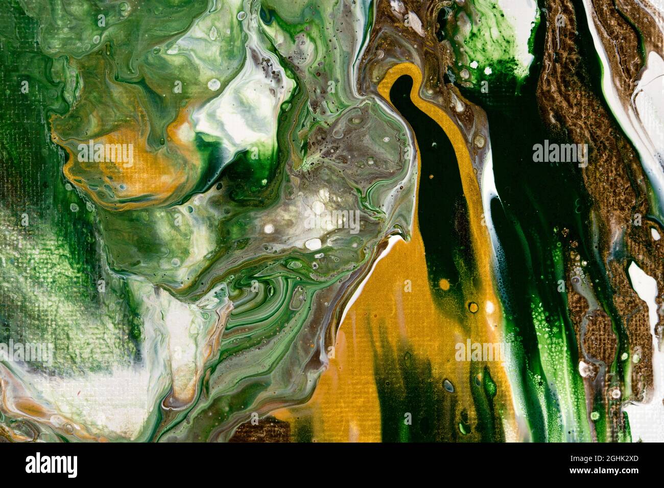 Abstract Fluid Art Painting Background. Acrylic Pour. Marble texture. Modern Contemporary Art ...