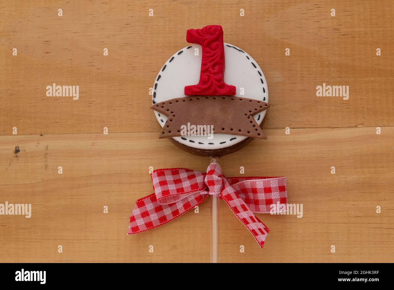 Chocolate lollipops decorated for children's birthday in country, farm ...