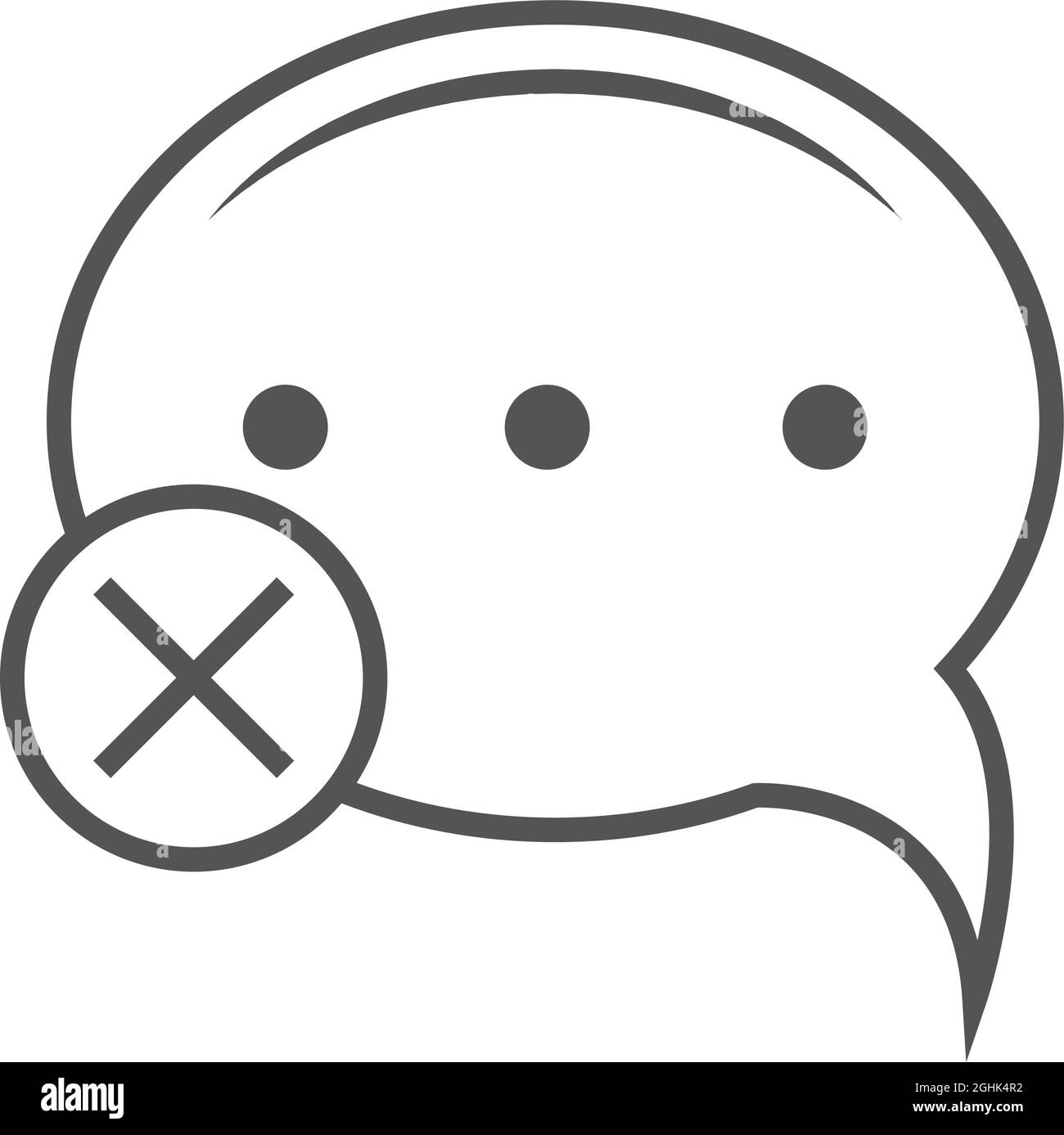 deaf mute accessibility icon Stock Vector Image & Art - Alamy