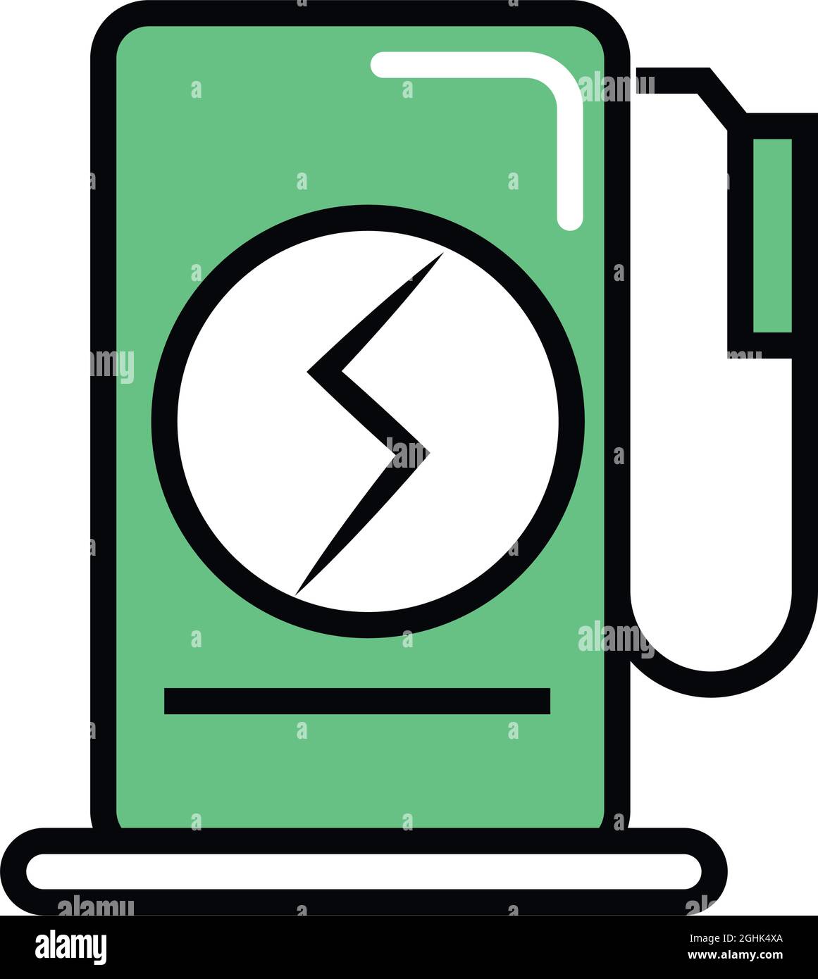 electric car station icon Stock Vector Image & Art - Alamy