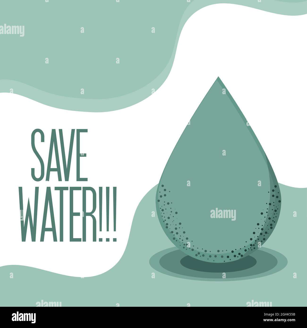 save water banner Stock Vector Image & Art - Alamy