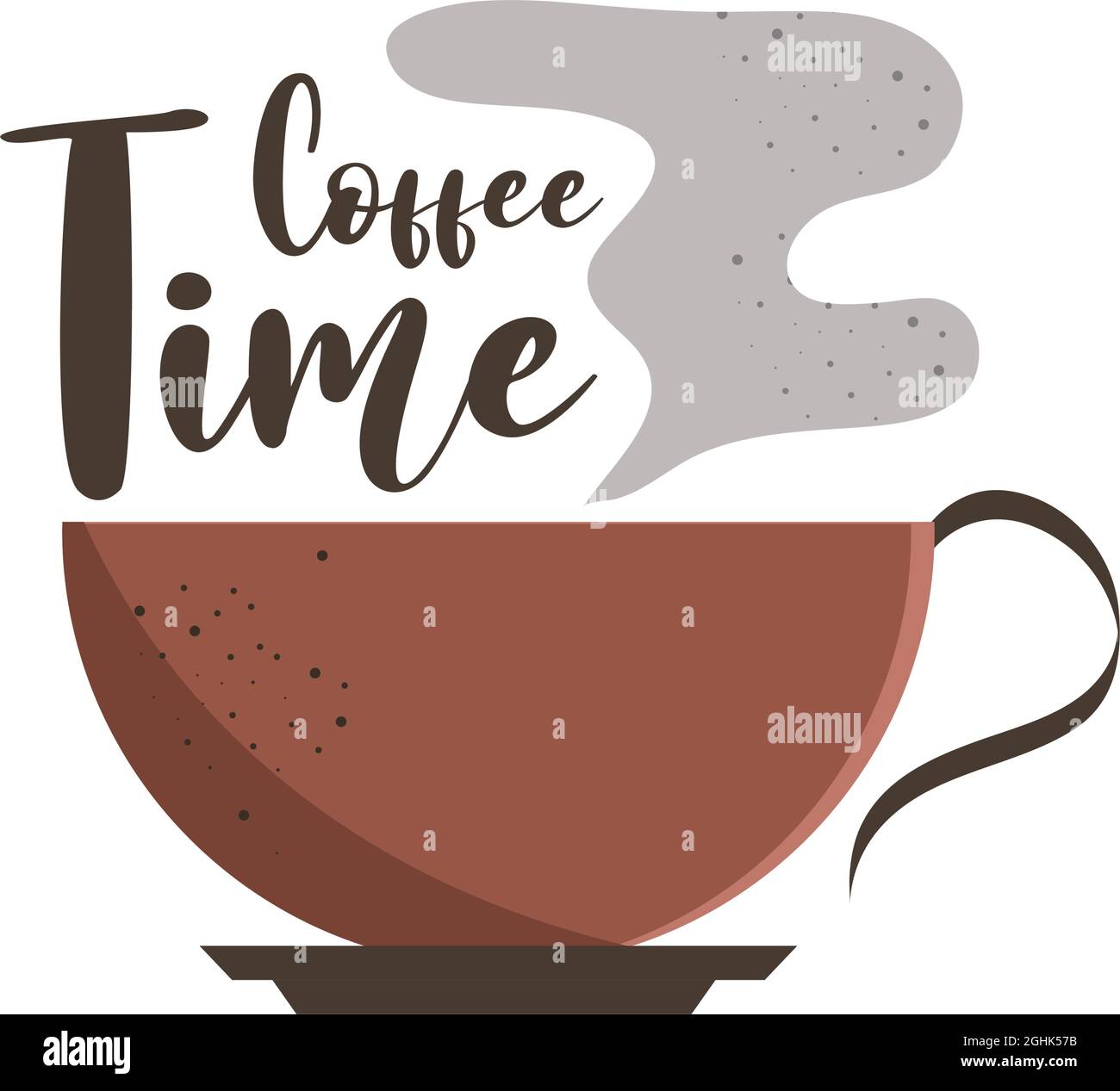 coffee time design Stock Vector Image & Art - Alamy