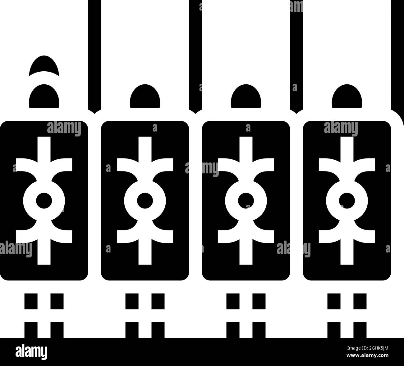 army ancient rome glyph icon vector illustration Stock Vector Image ...