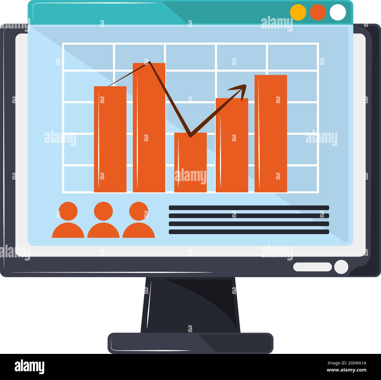 computer analytics chart Stock Vector Image & Art - Alamy