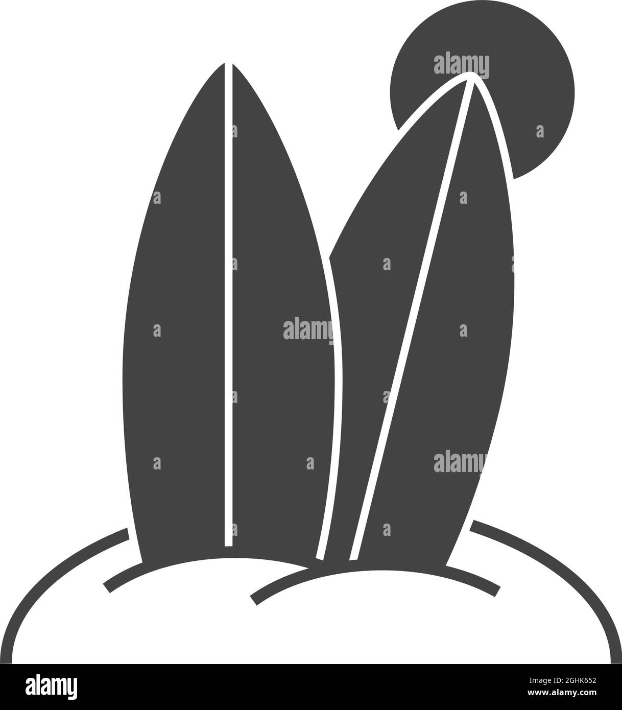 silhouette of surfboards icons Stock Vector Image & Art - Alamy