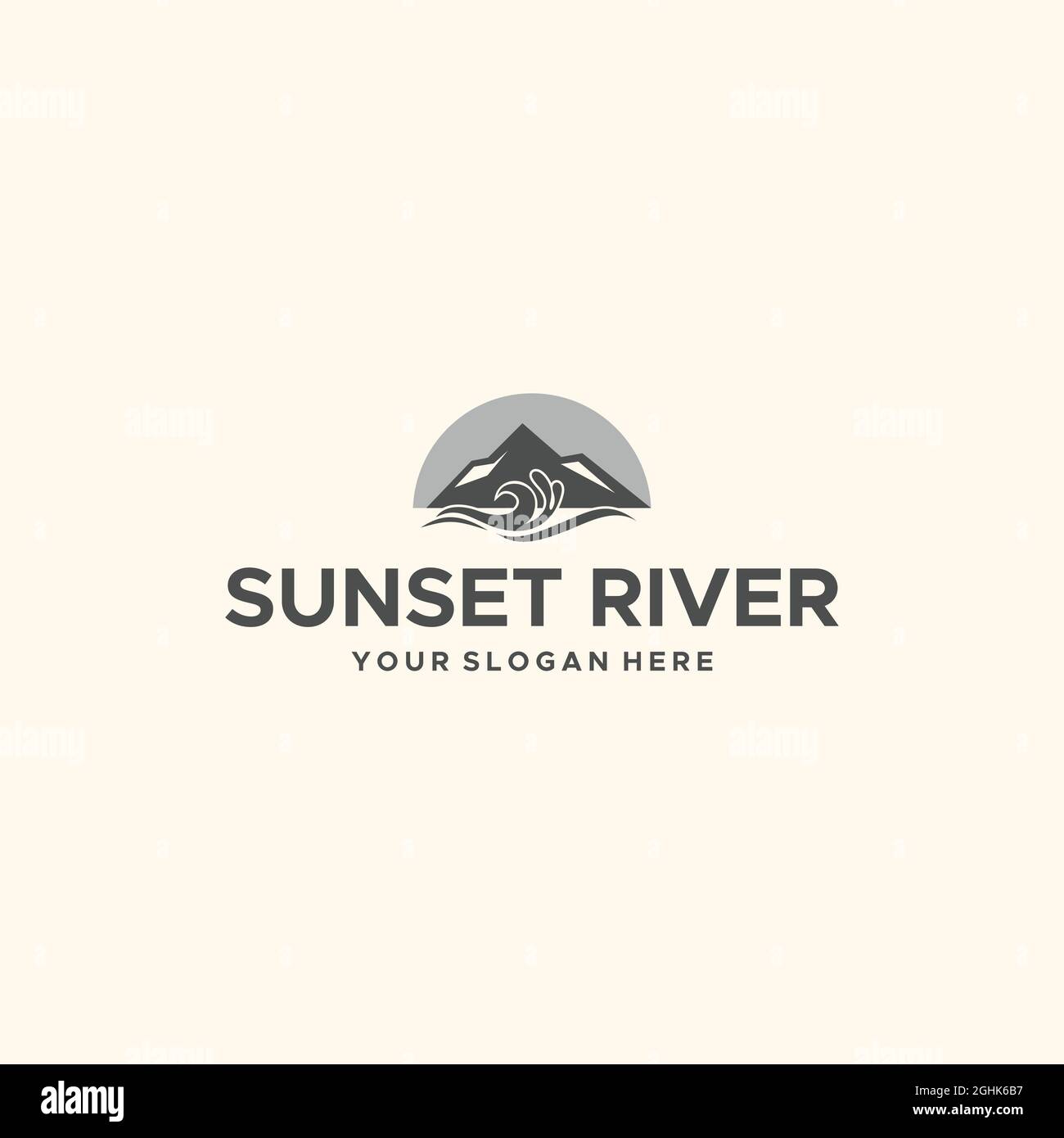 Modern sunset Stock Vector Images - Alamy