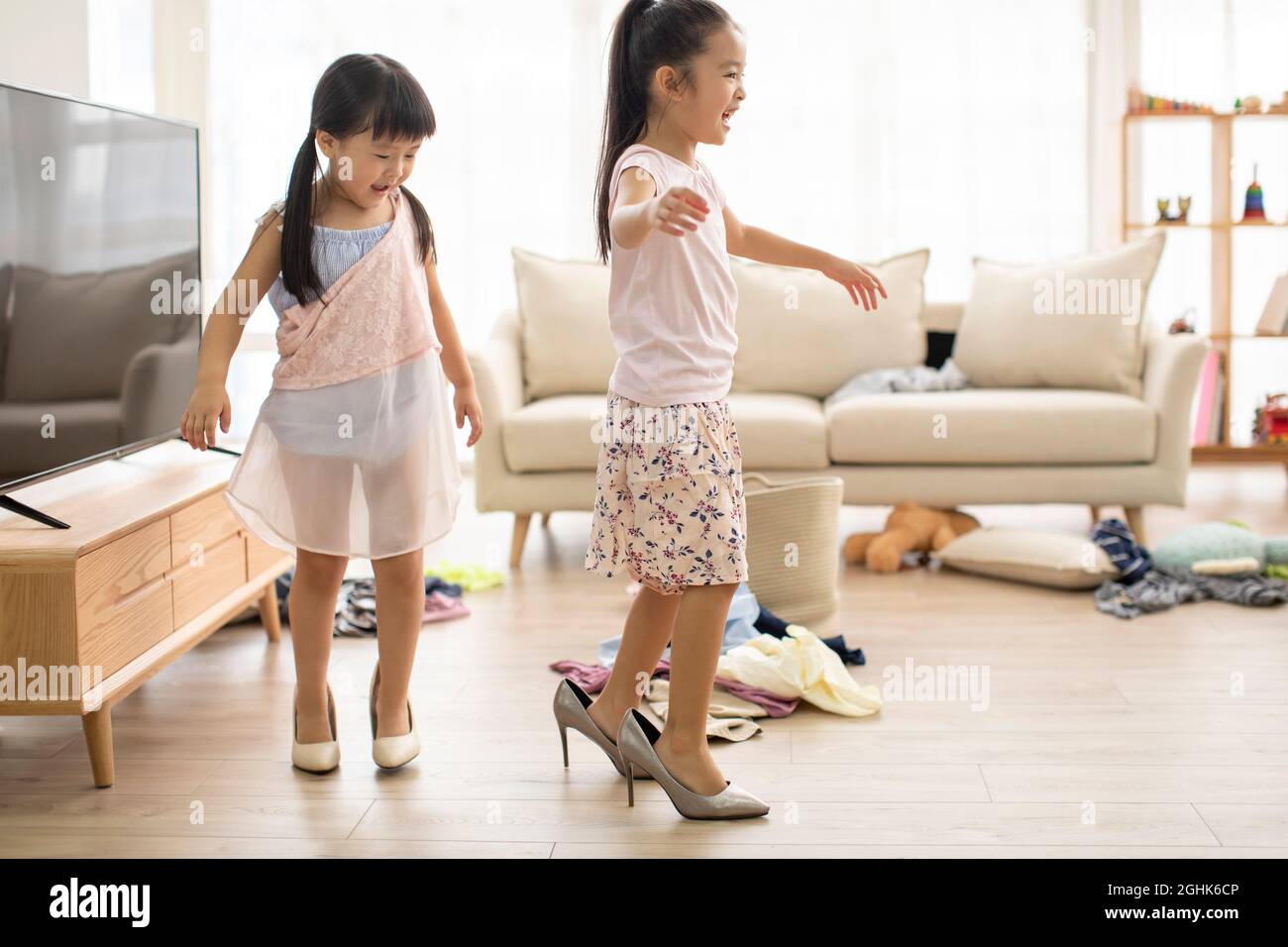 Cute children dressing up like adults Stock Photo - Alamy