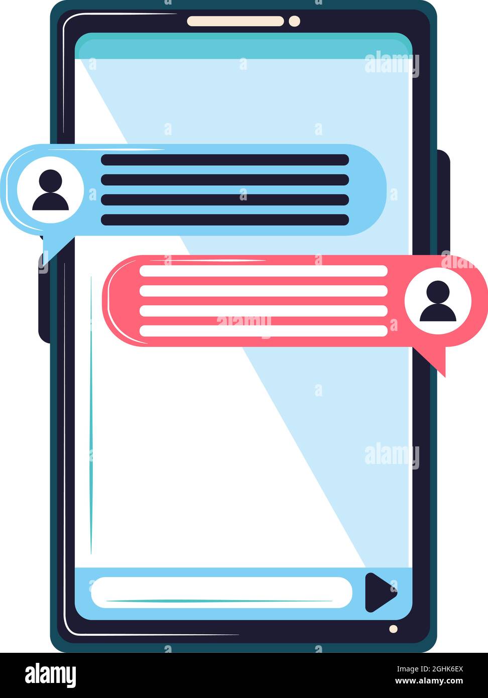 mobile phone messages Stock Vector Image & Art - Alamy