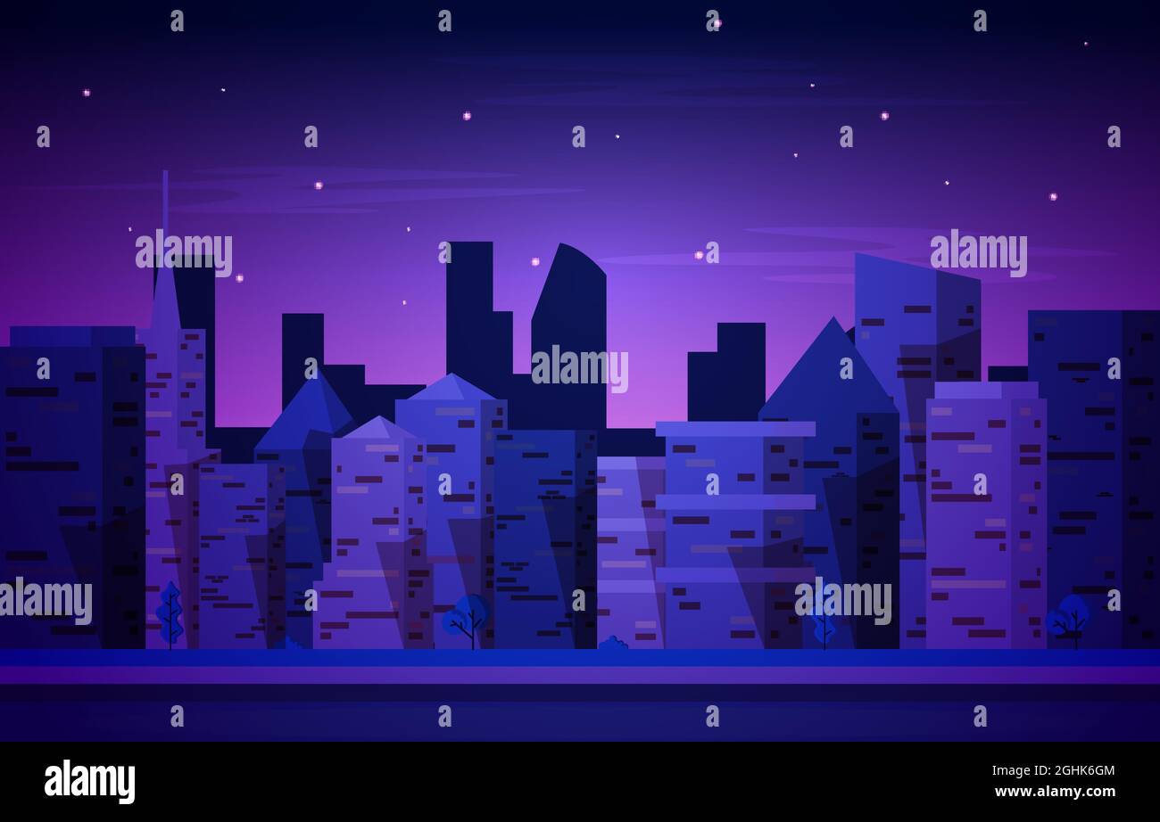 Nite scene Stock Vector Images - Alamy