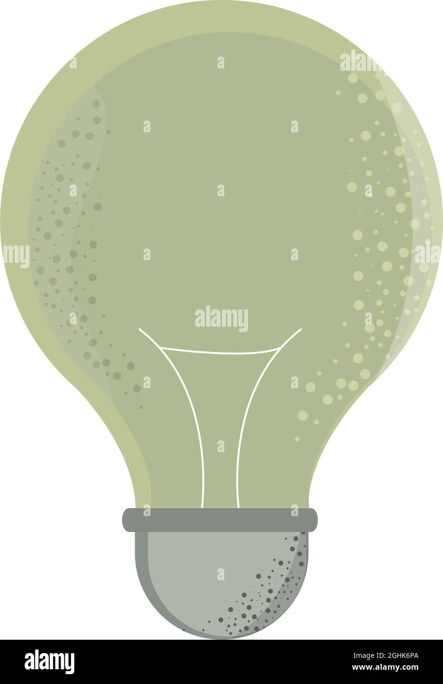 green light bulb Stock Vector Image & Art - Alamy