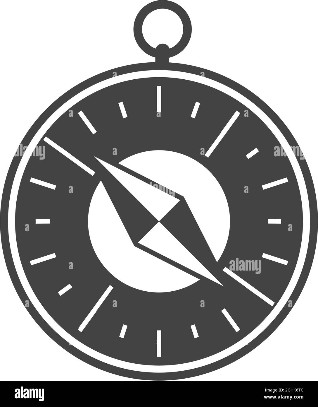 silhouette compass orientation Stock Vector Image & Art - Alamy