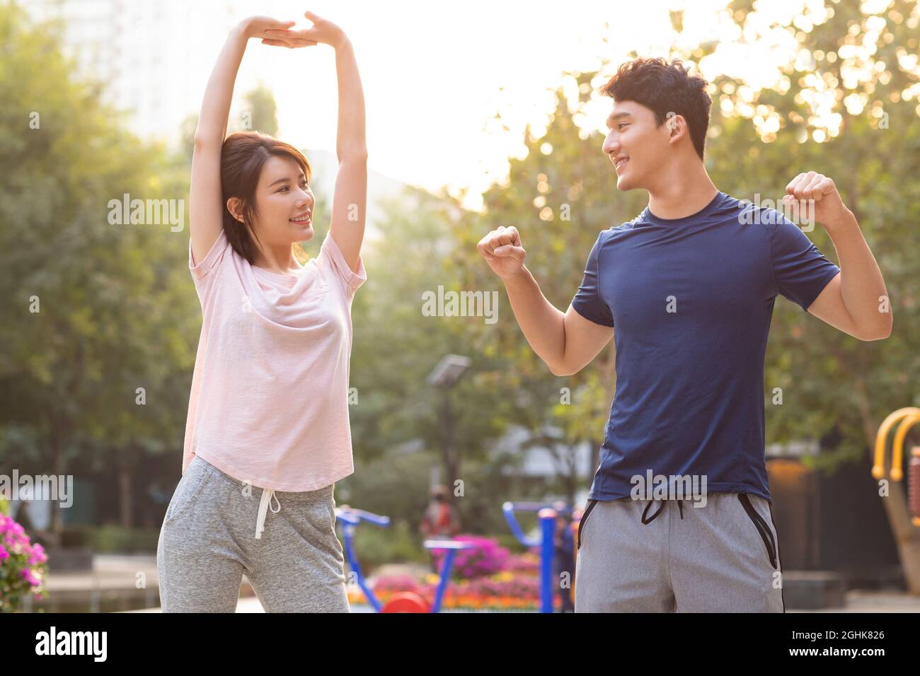 Korean couple sport hi-res stock photography and images - Alamy