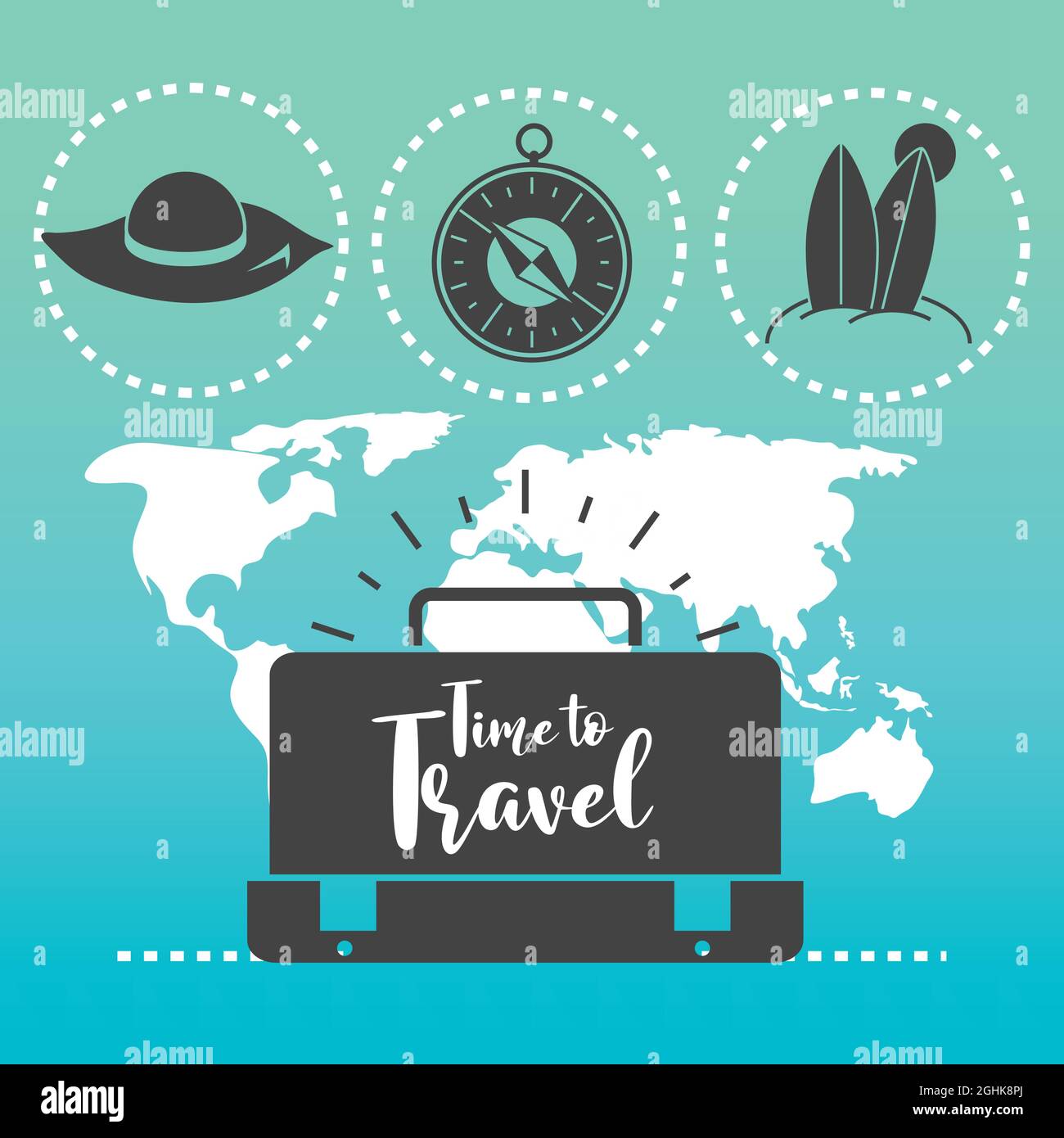 poster of time to travel Stock Vector Image & Art - Alamy