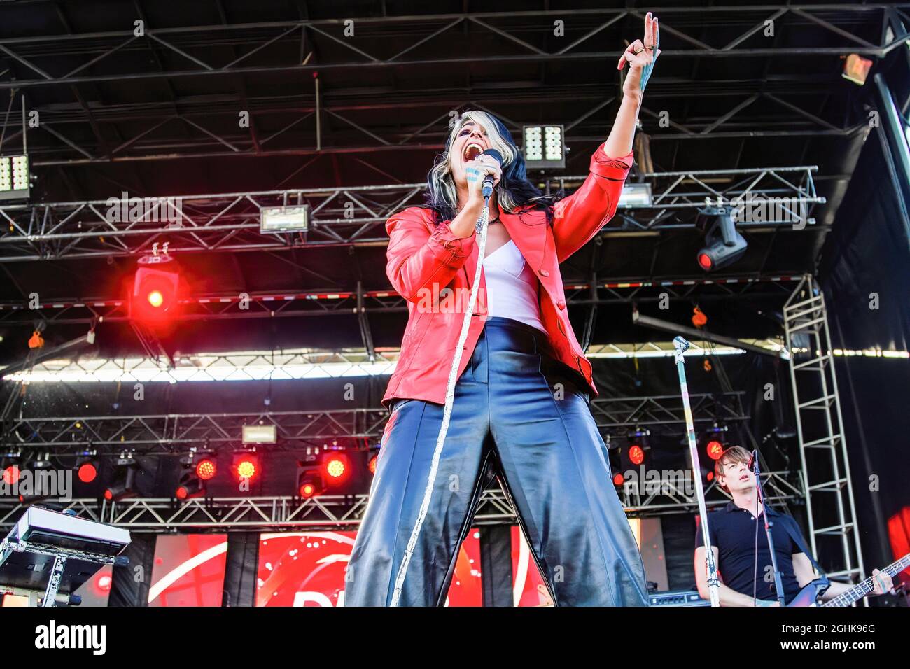Edmonton, Canada. 05th Sep, 2021. Danielle McTaggart of Dear Rouge performs during the Together ...