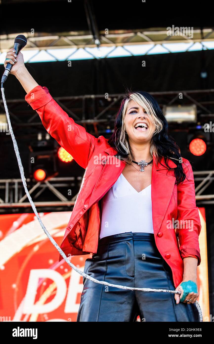 Edmonton, Canada. 05th Sep, 2021. Danielle McTaggart of Dear Rouge ...