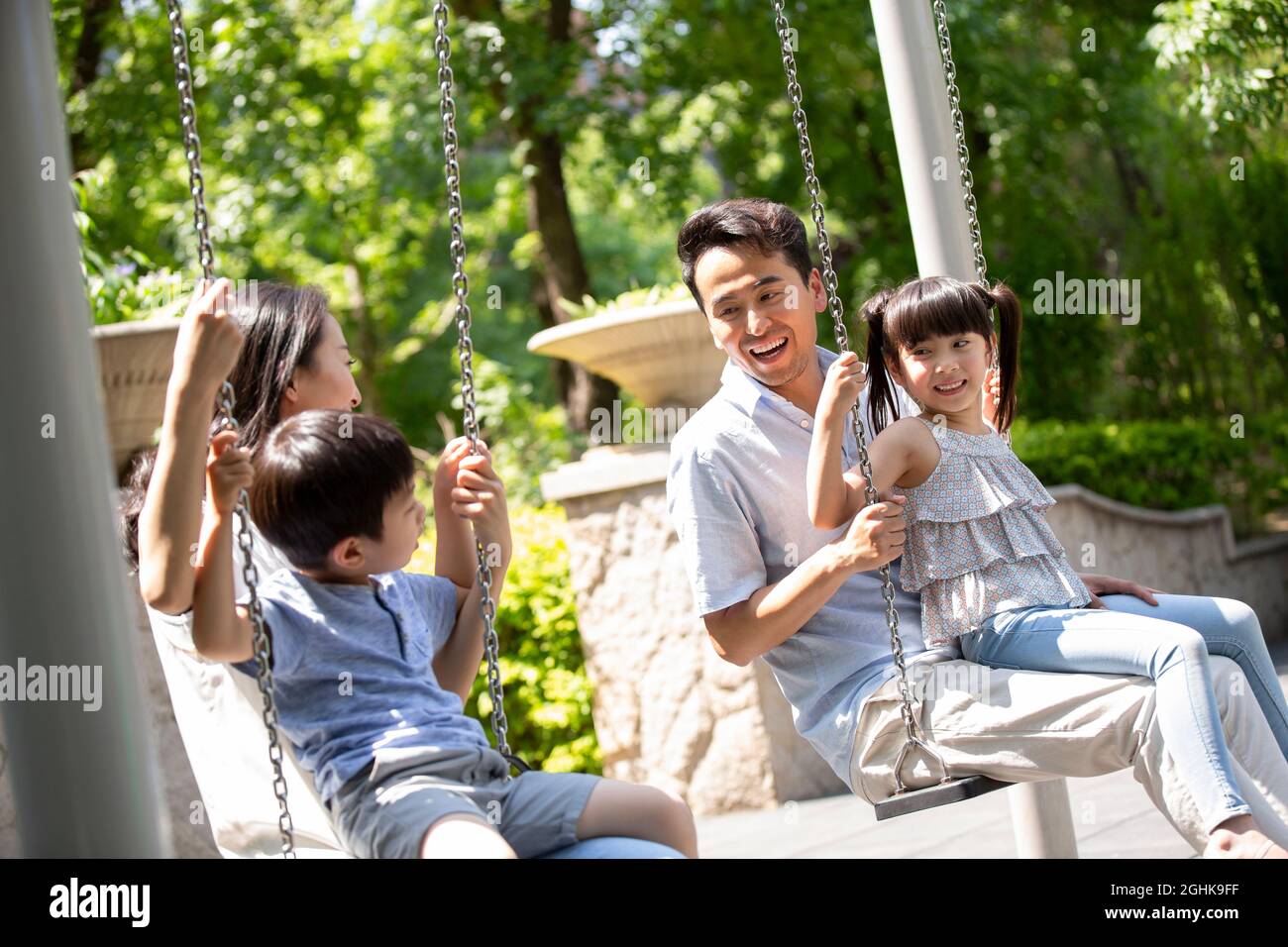 Chinese swings hi-res stock photography and images - Alamy