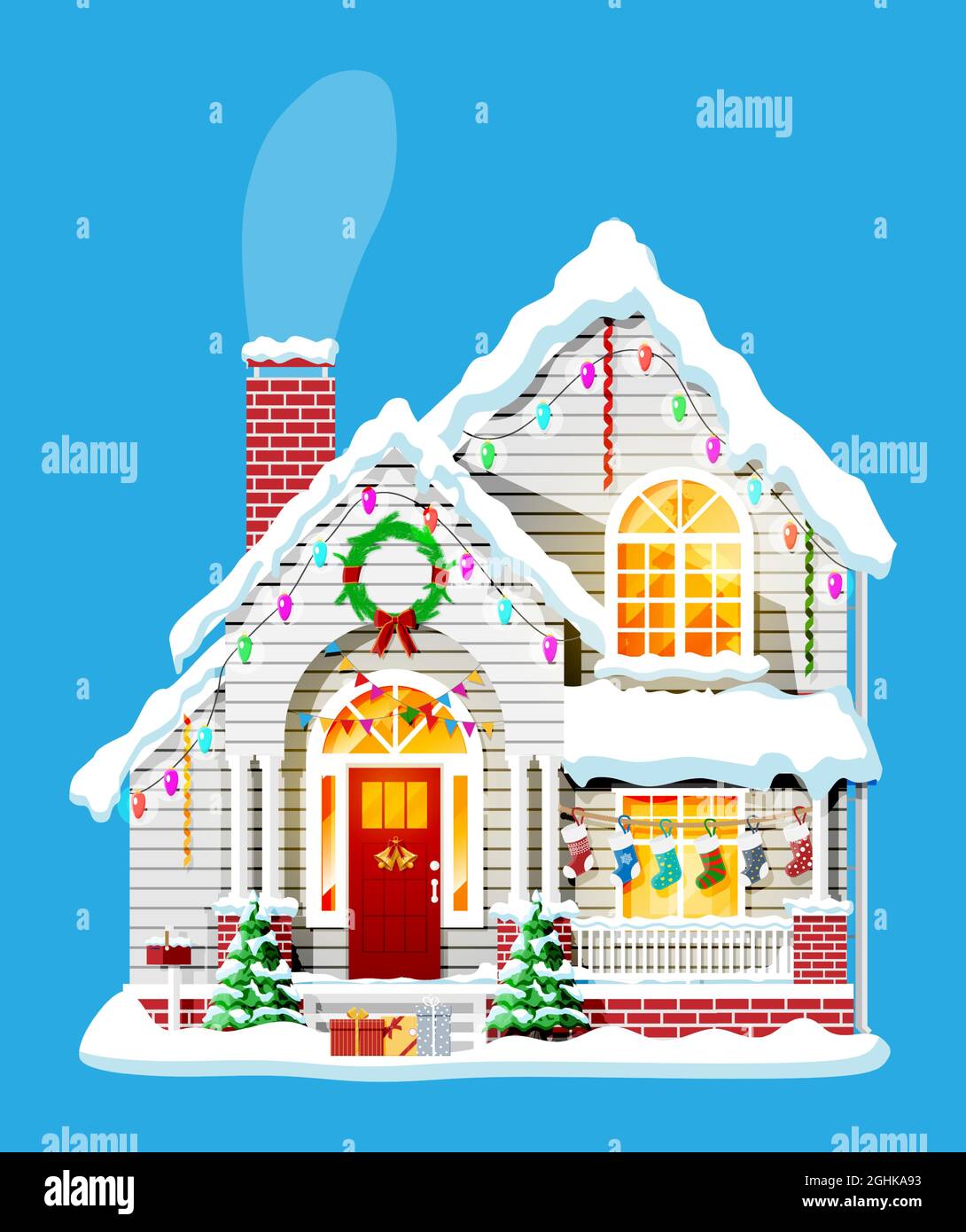 Covered door Stock Vector Images - Alamy