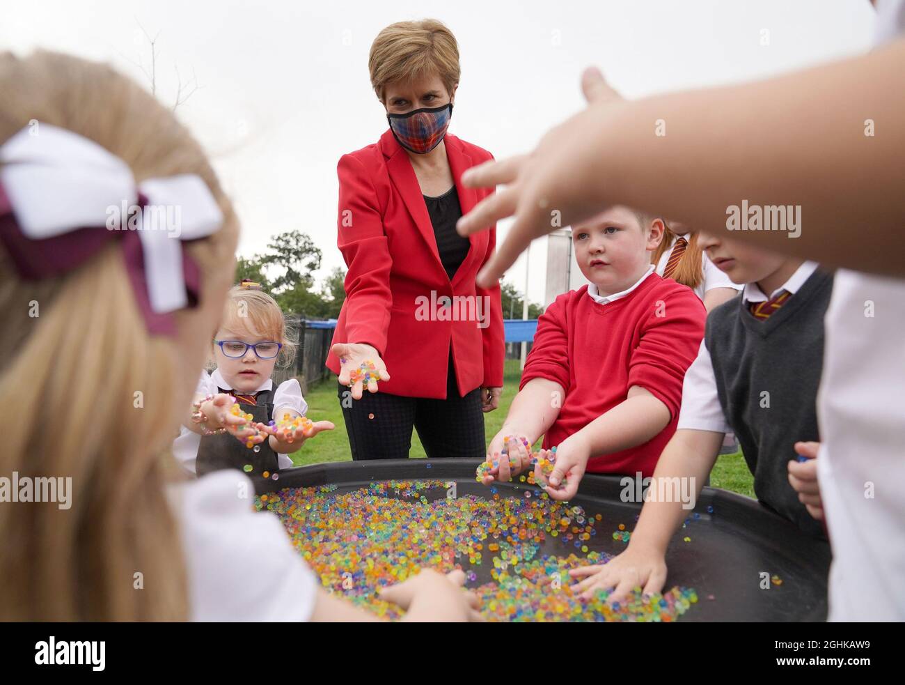 First Minister of Scotland Nicola Sturgeon during a visit to the Indigo ...