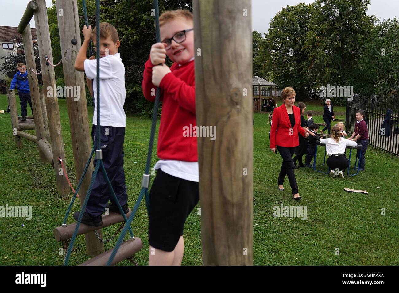 First Minister of Scotland Nicola Sturgeon during a visit to the Indigo ...