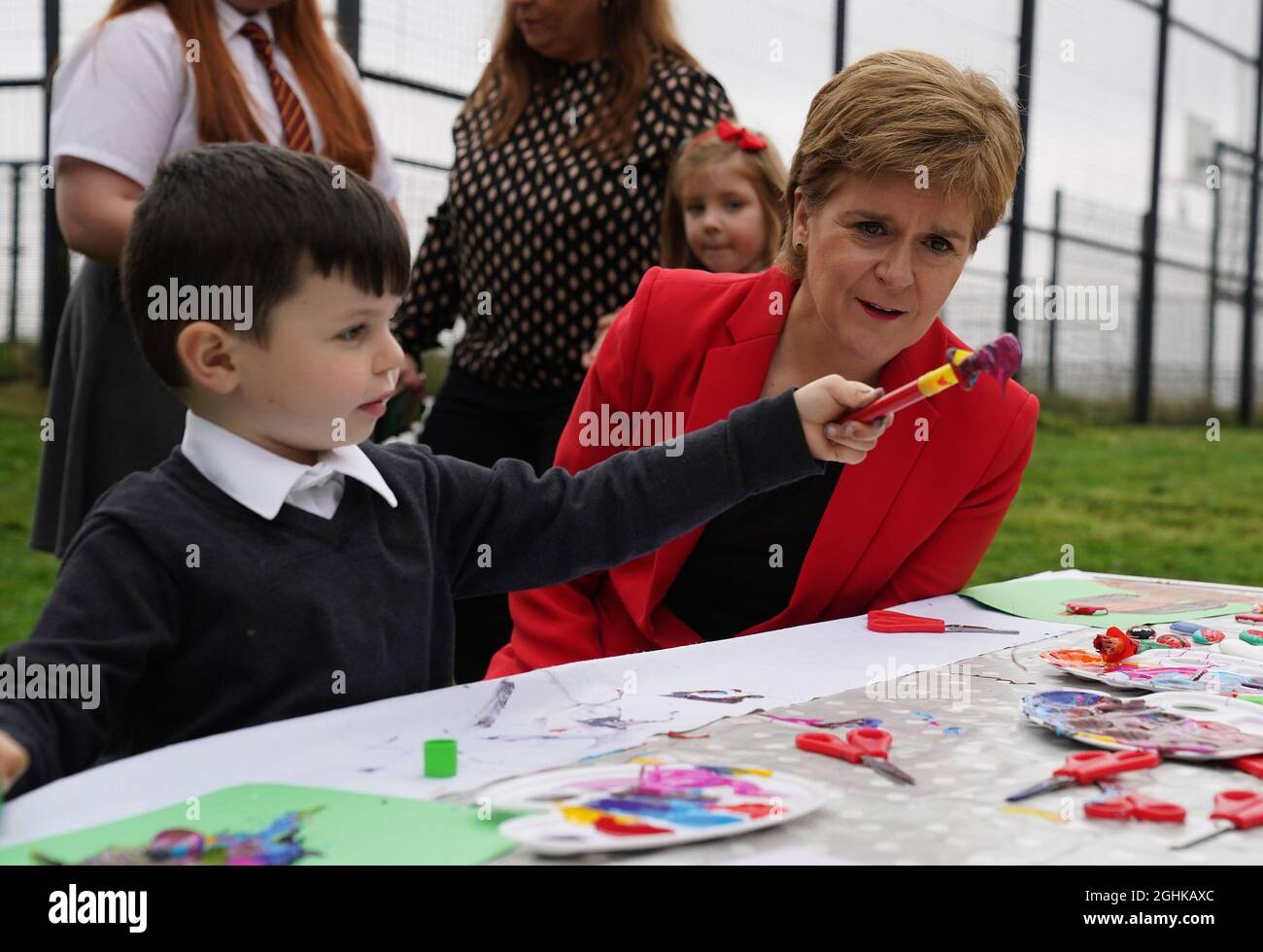 First Minister of Scotland Nicola Sturgeon during a visit to the Indigo ...