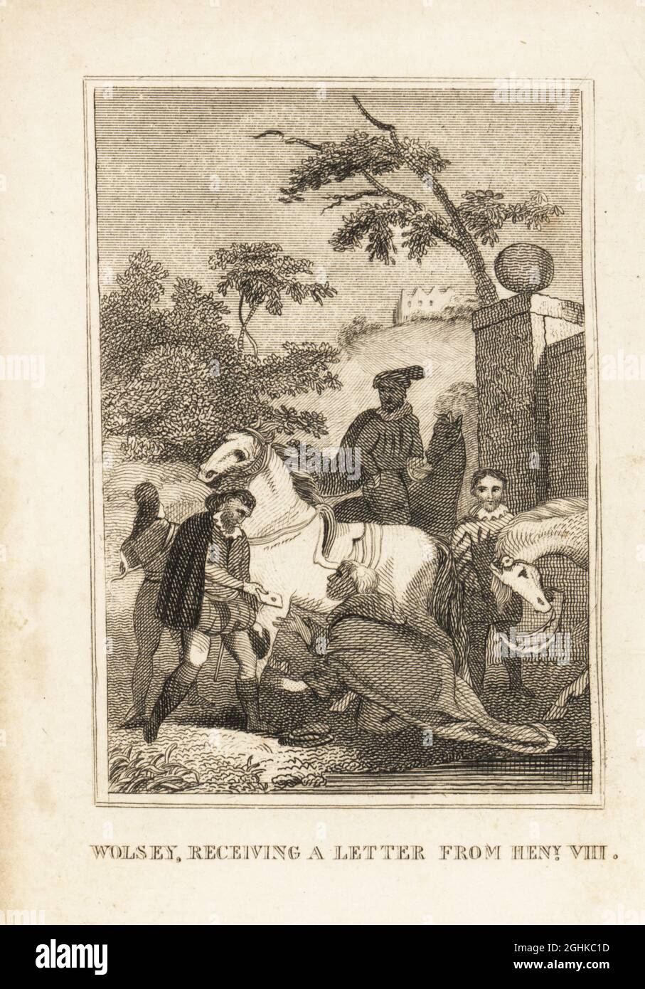 Cardinal wolsey receiving letter from hi-res stock photography and ...